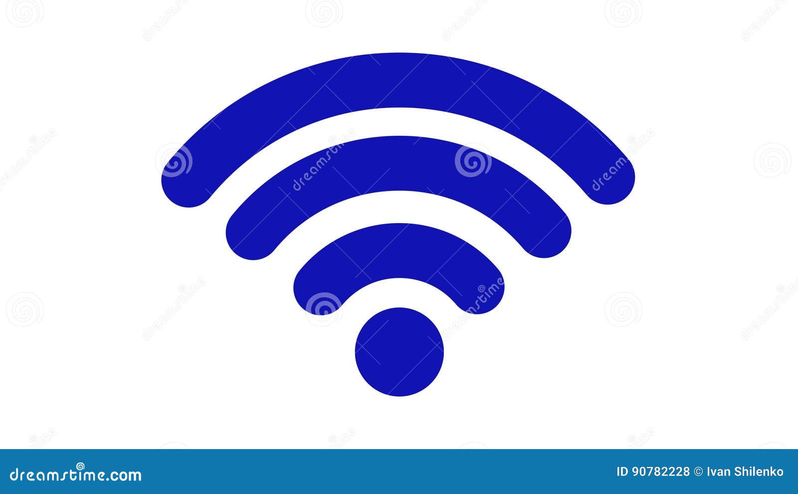 Wireless Network Icon. Wi-Fi Symbol Stock Footage - Video of online ...