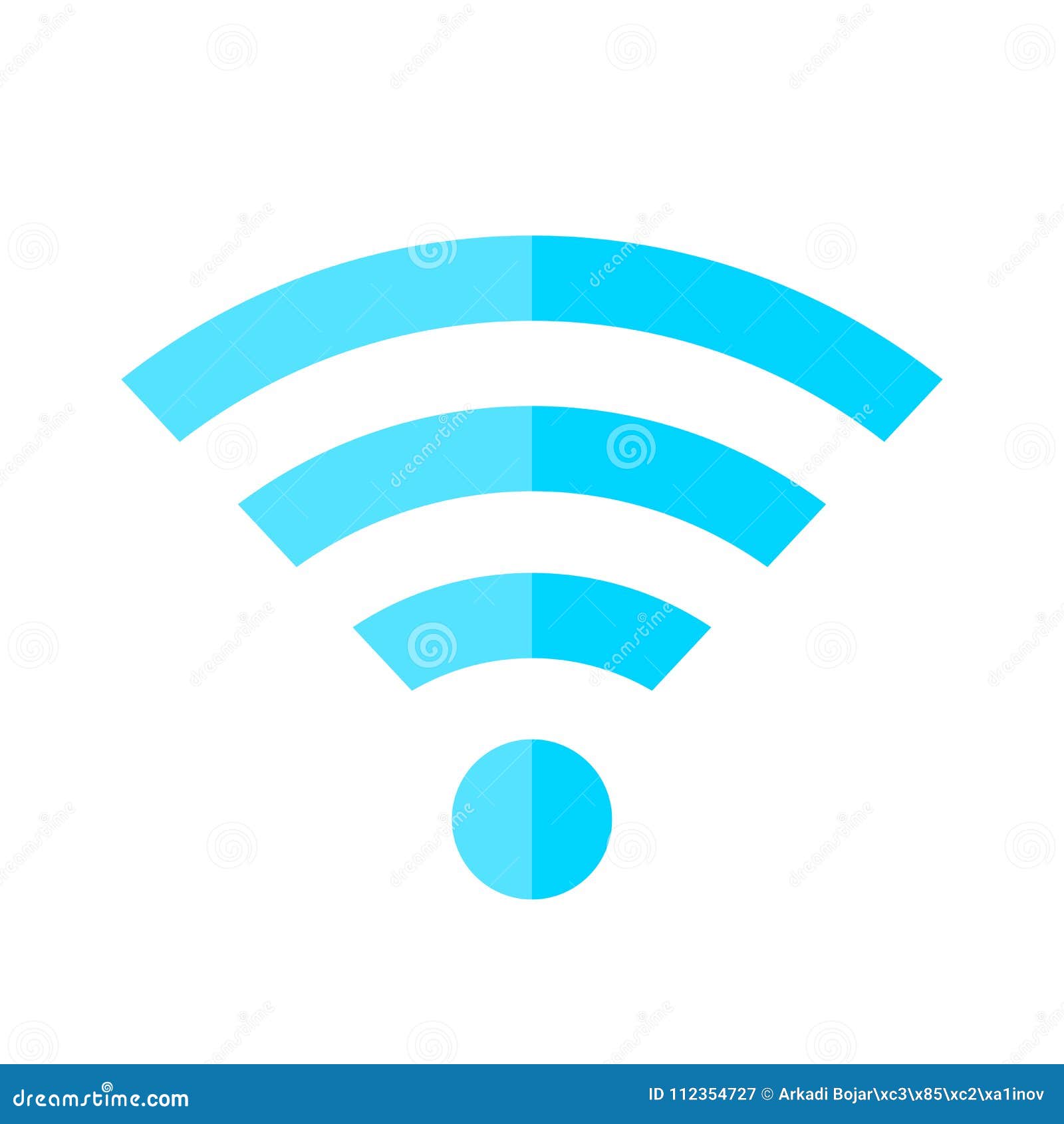 Wireless Network Internet Connectivity Vector Symbol Stock Vector ...