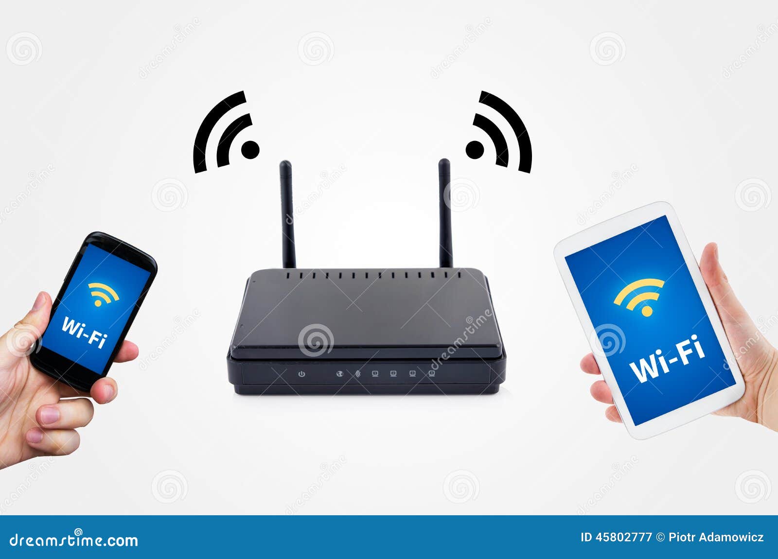 Wireless Network with Mobile Devices Stock Image - Image of ethernet ... Wireless Network with Mobile Devices Stock Image - Image of ethernet ...