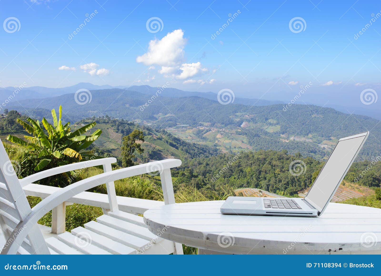 Wireless Network at Mountain Peak Stock Photo - Image of mountain ...