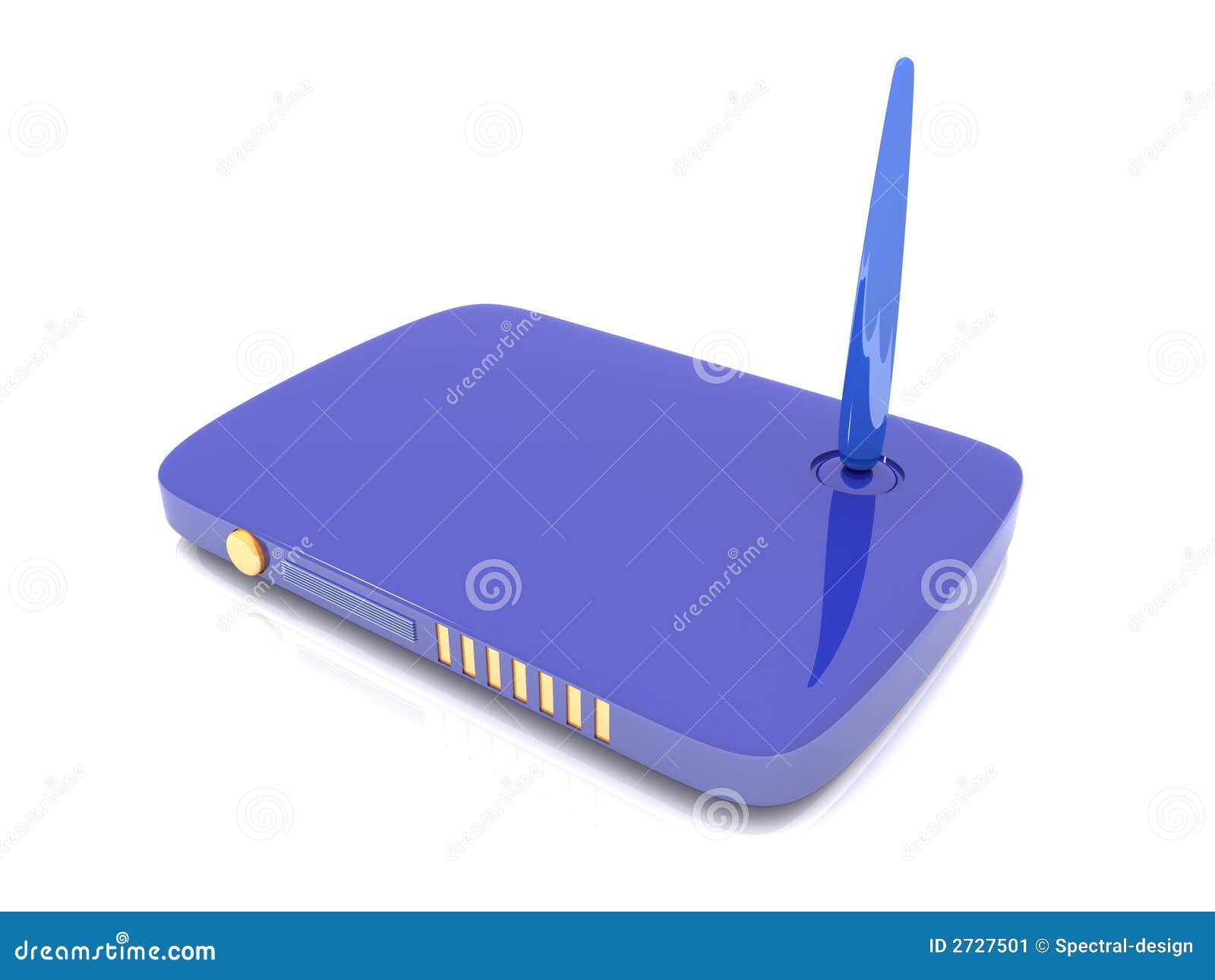 Wireless Network Router stock illustration. Illustration of digital ...