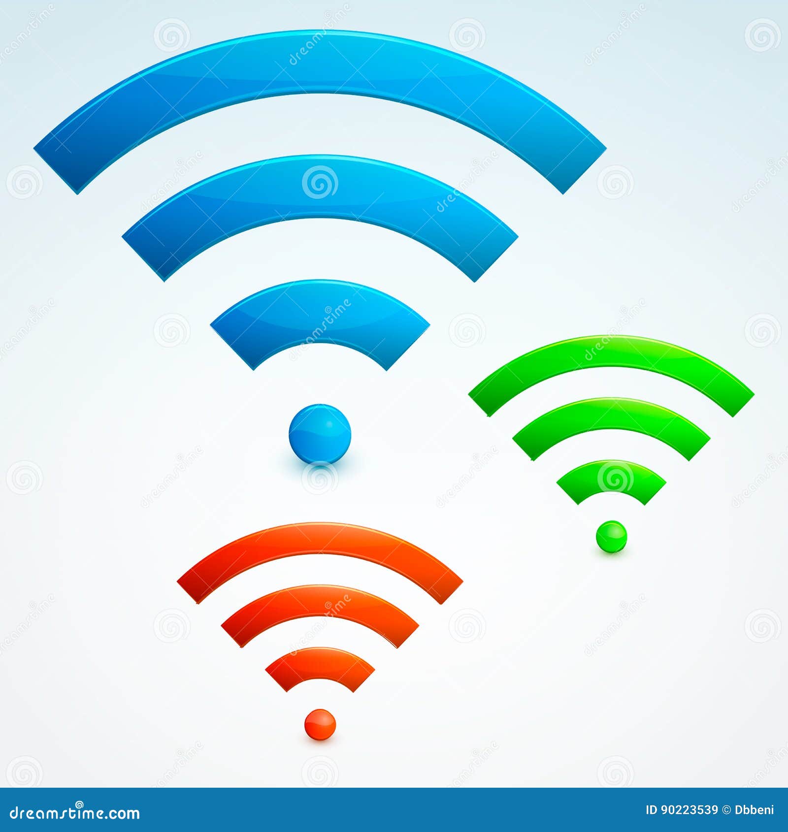 Wireless Network Symbol stock vector. Illustration of news - 90223539