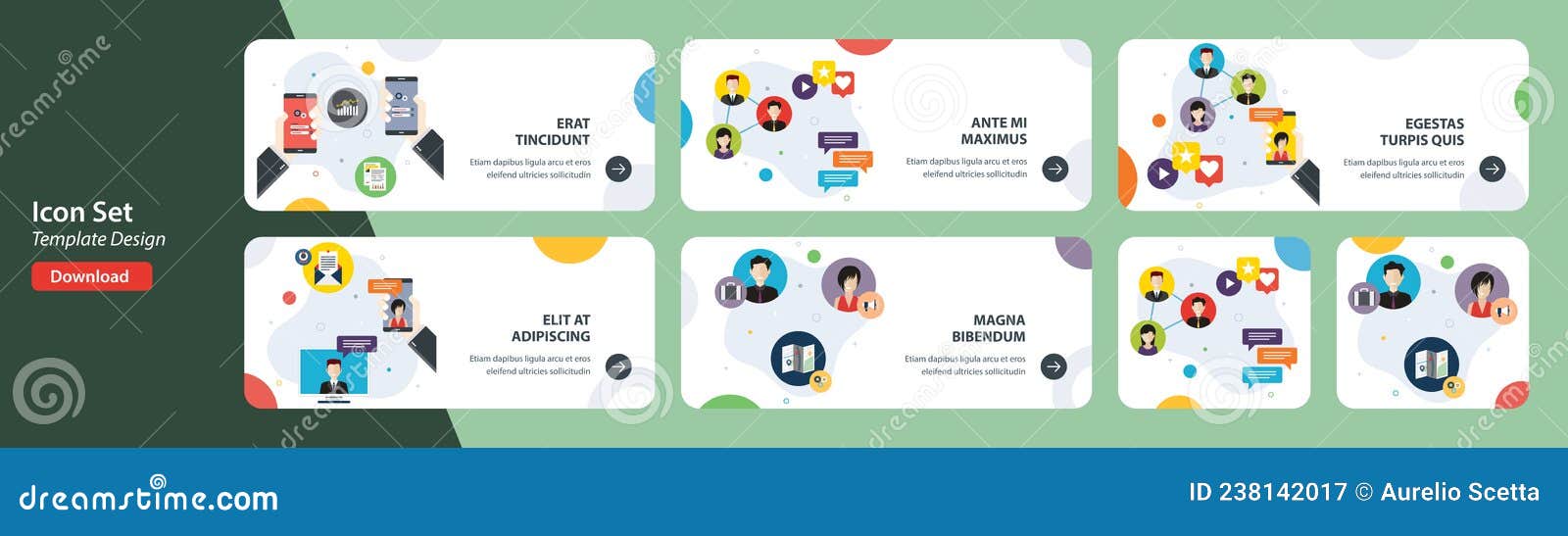 Wireless Network, Virtual Communication, Social Network and Connection ...