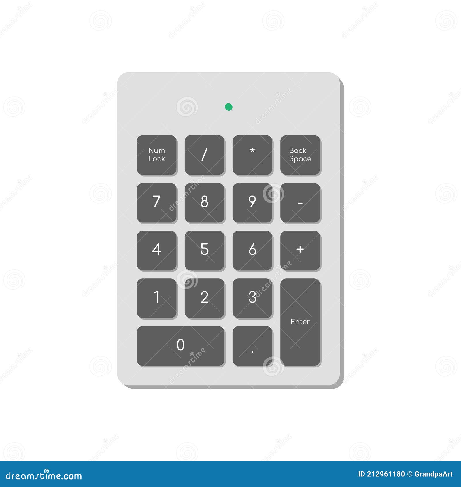 Wireless Numeric Keypad for Computer Simplified only with Numbers and ...