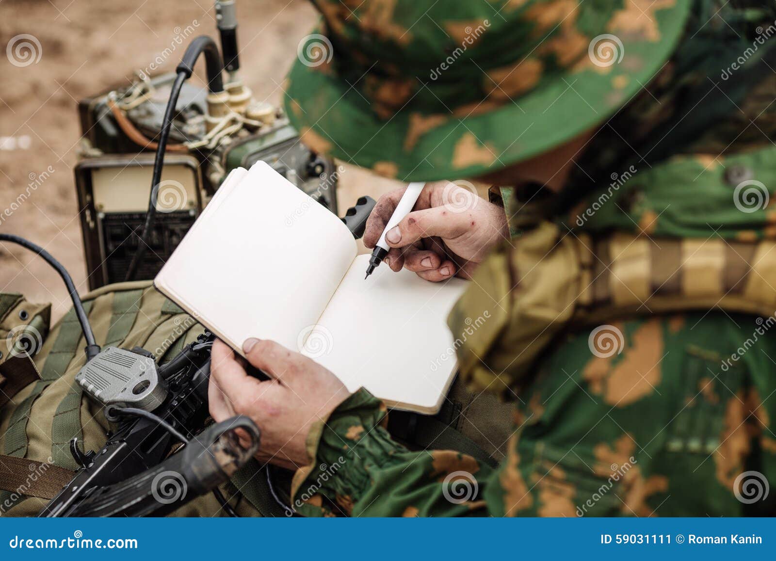 Wireless Operator Taking Notes Stock Image - Image of hand, note: 59031111