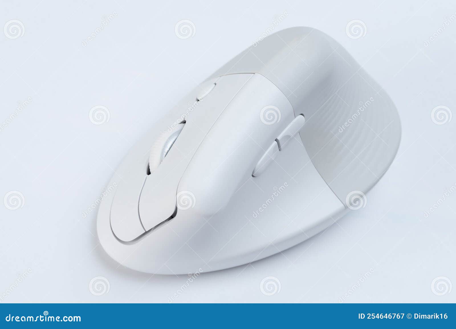 Wireless Optical Ergonomic Mouse Stock Image - Image of connection ...