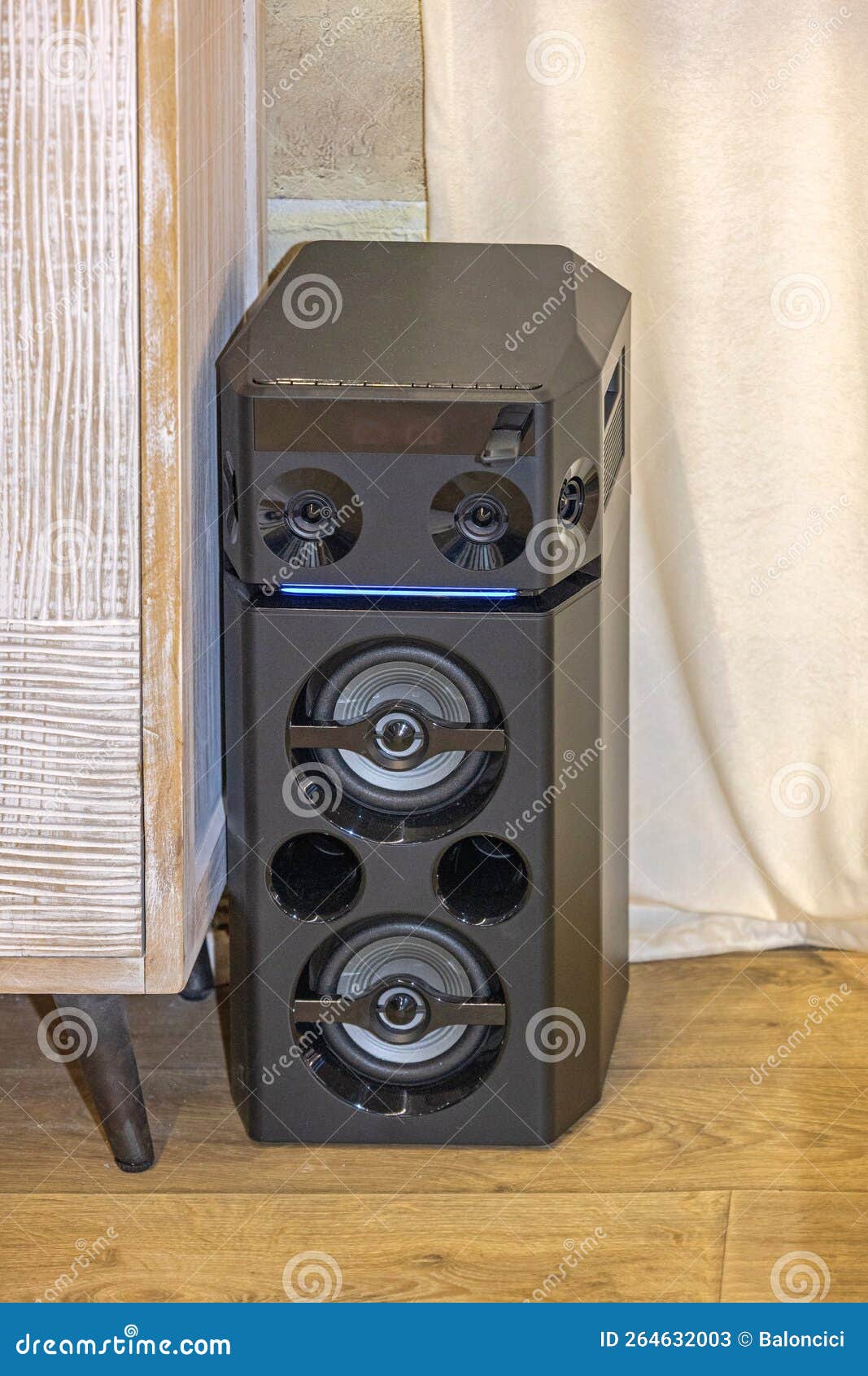 Wireless Party Speaker stock image. Image of floor, karaoke - 264632003