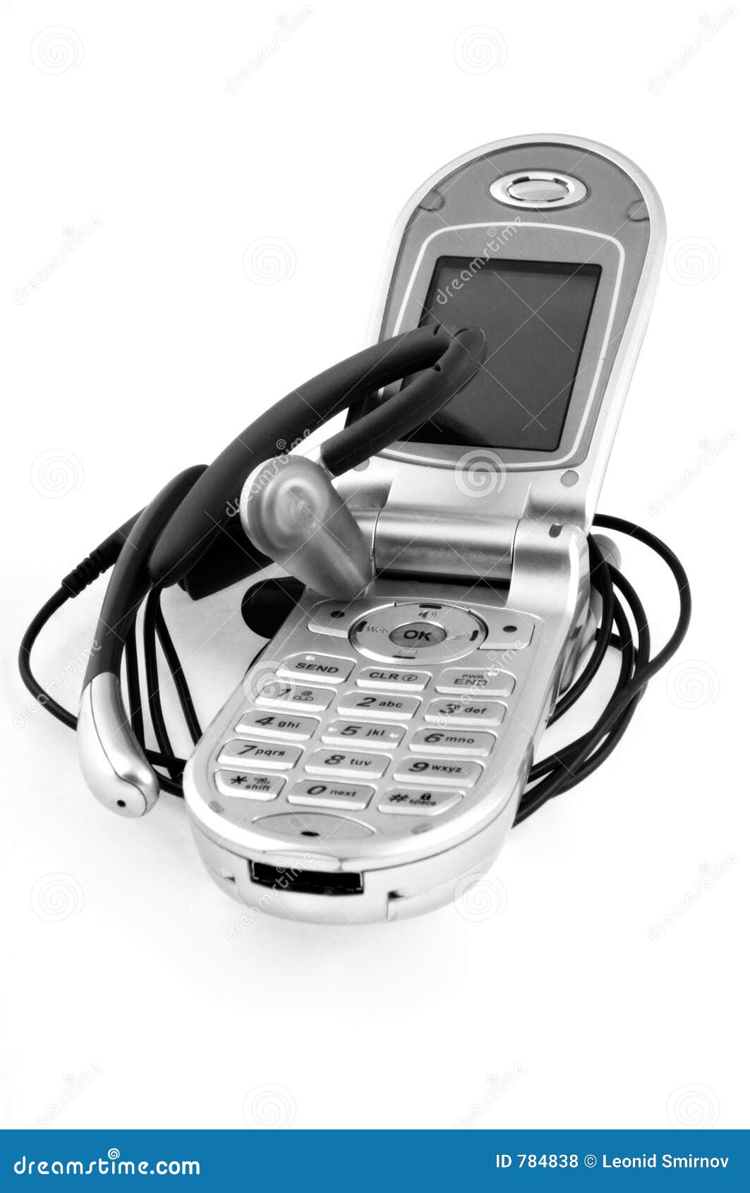 Wireless Phone and Microphone. B&W Stock Photo - Image of camera, dial ...