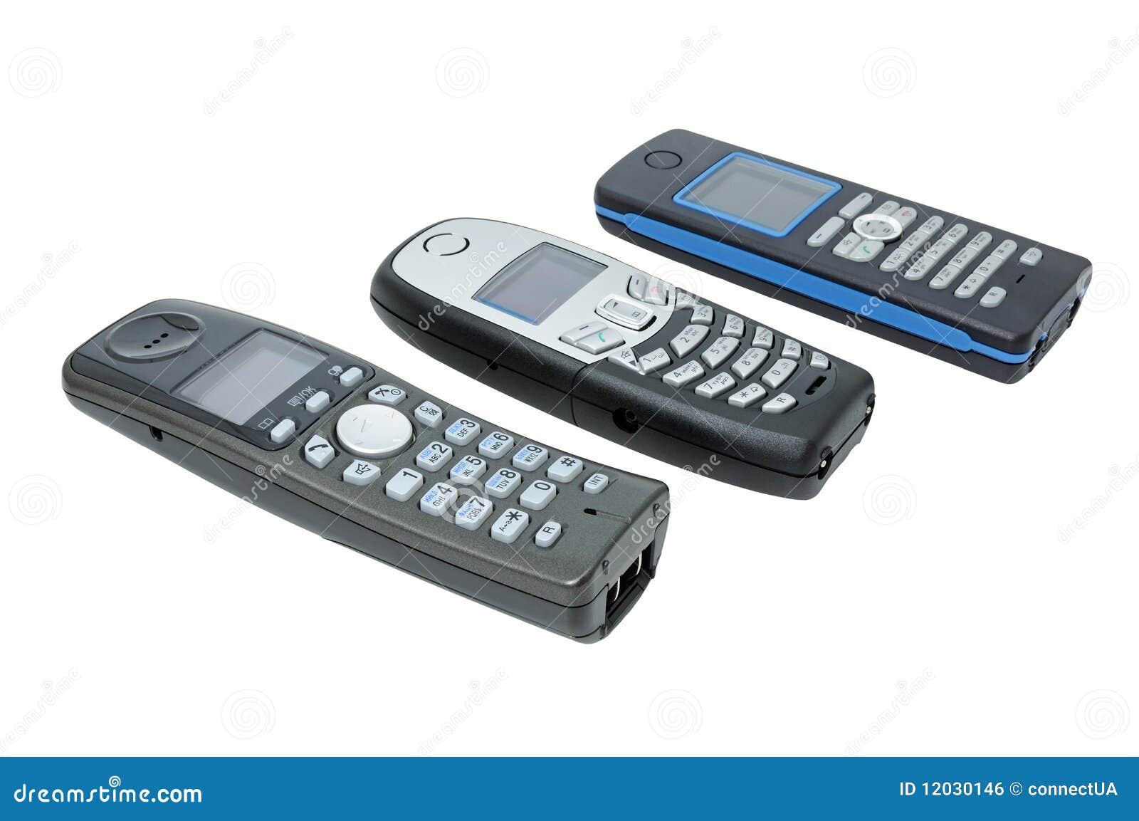 Wireless phones stock photo. Image of push, phone, digital - 12030146