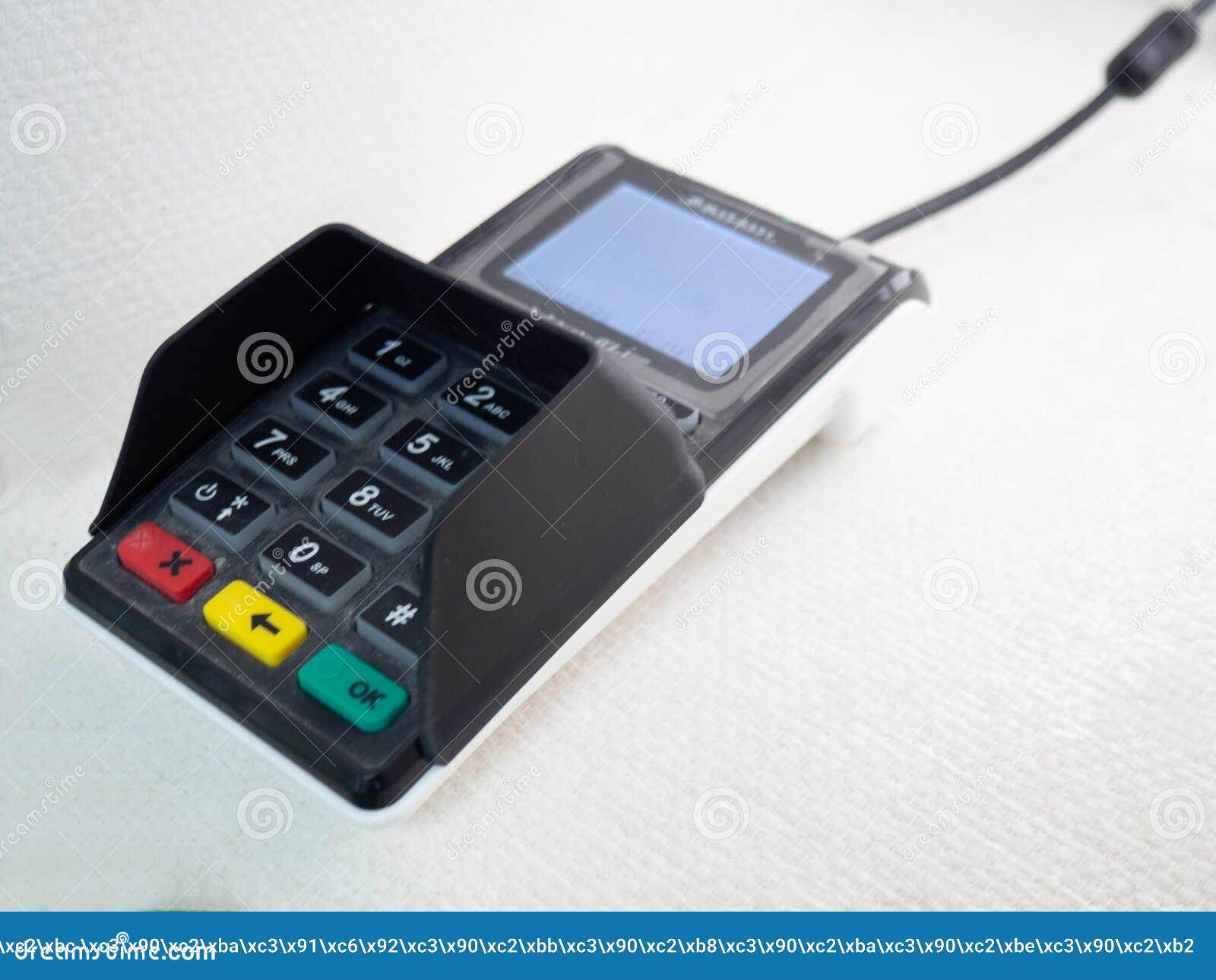 Contactless payment stock photo. Image of close, keypad - 242963996