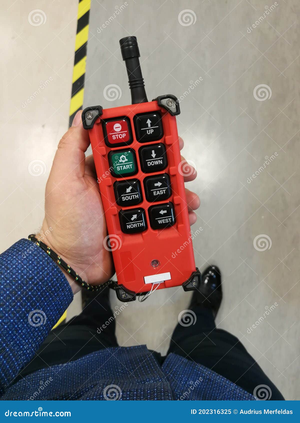 Wireless Remote Control for Automatic Machine Stock Image - Image of ...