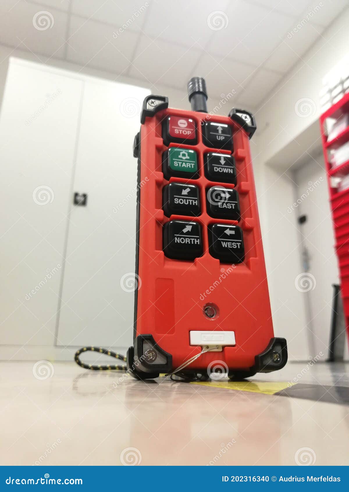 Wireless Remote Control for Automatic Machine Stock Photo - Image of ...