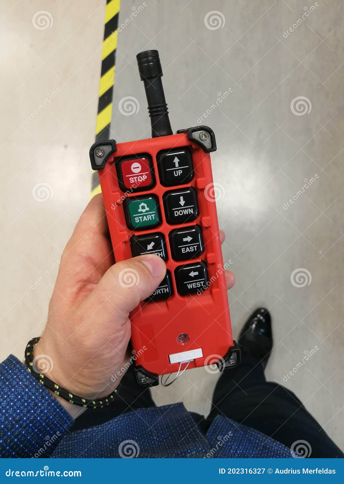 Wireless Remote Control for Automatic Machine Stock Image - Image of ...