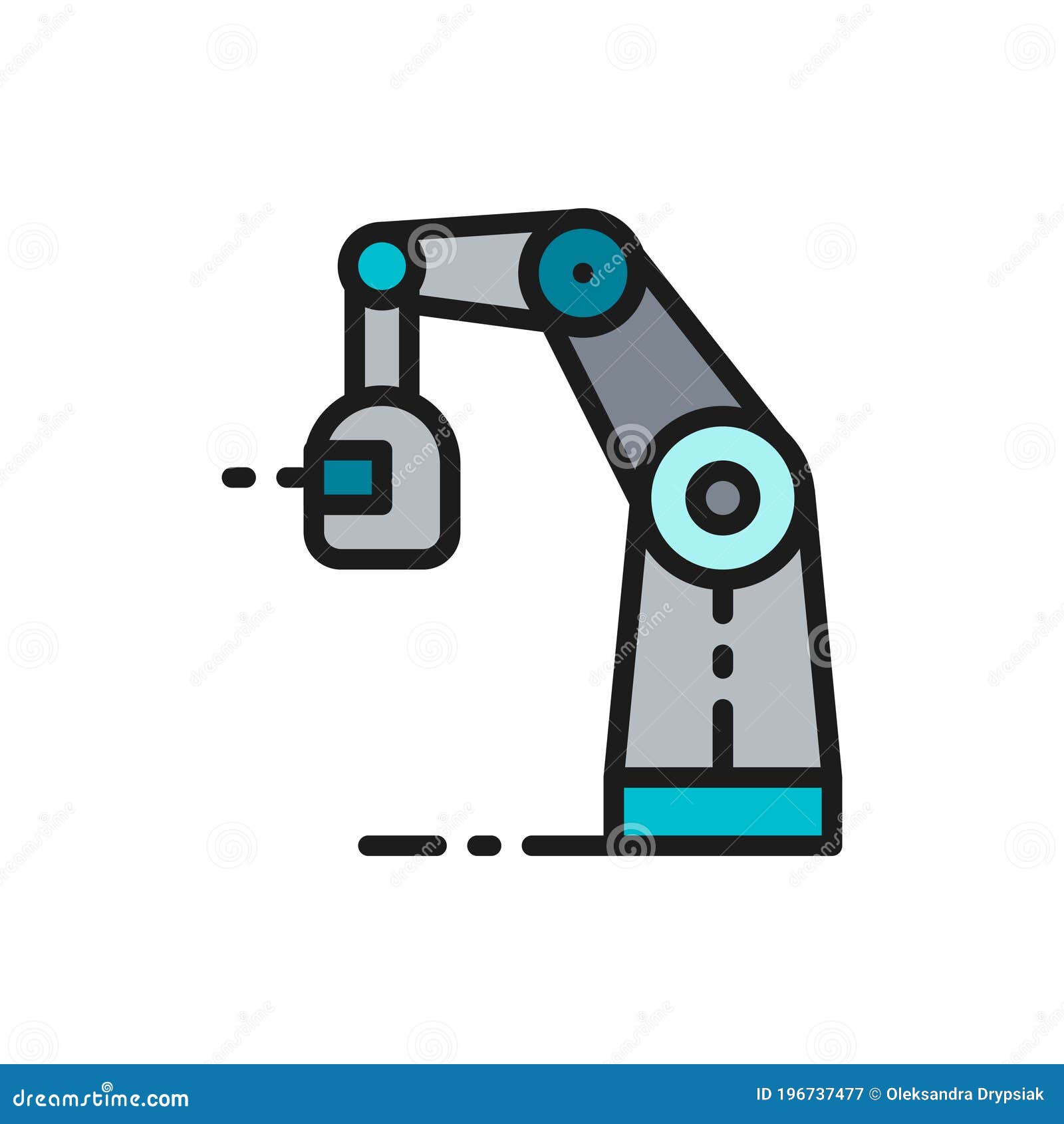 Wireless Robotic Welding Machine, Robotic Arm with Spark Torch Color ...