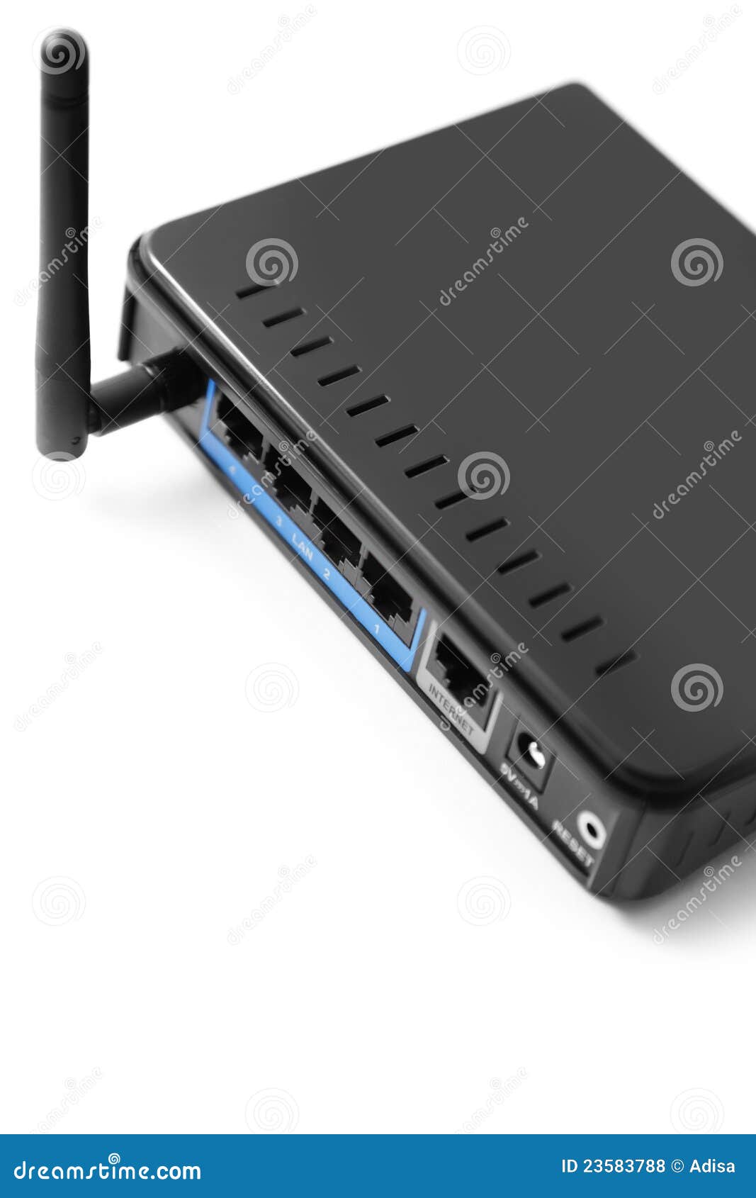 Wireless router stock photo. Image of hardware, digital - 23583788