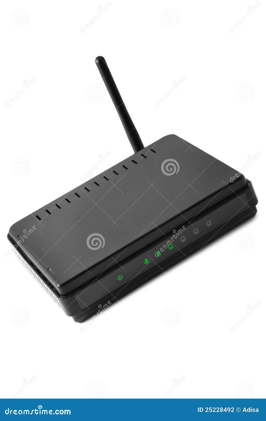 Wireless router stock photo. Image of hardware, adsl - 25228492
