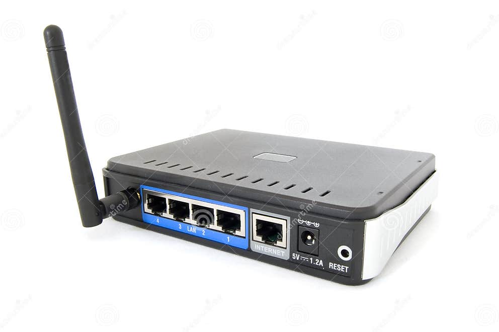 Wireless Router stock photo. Image of plugin, internet - 5353948