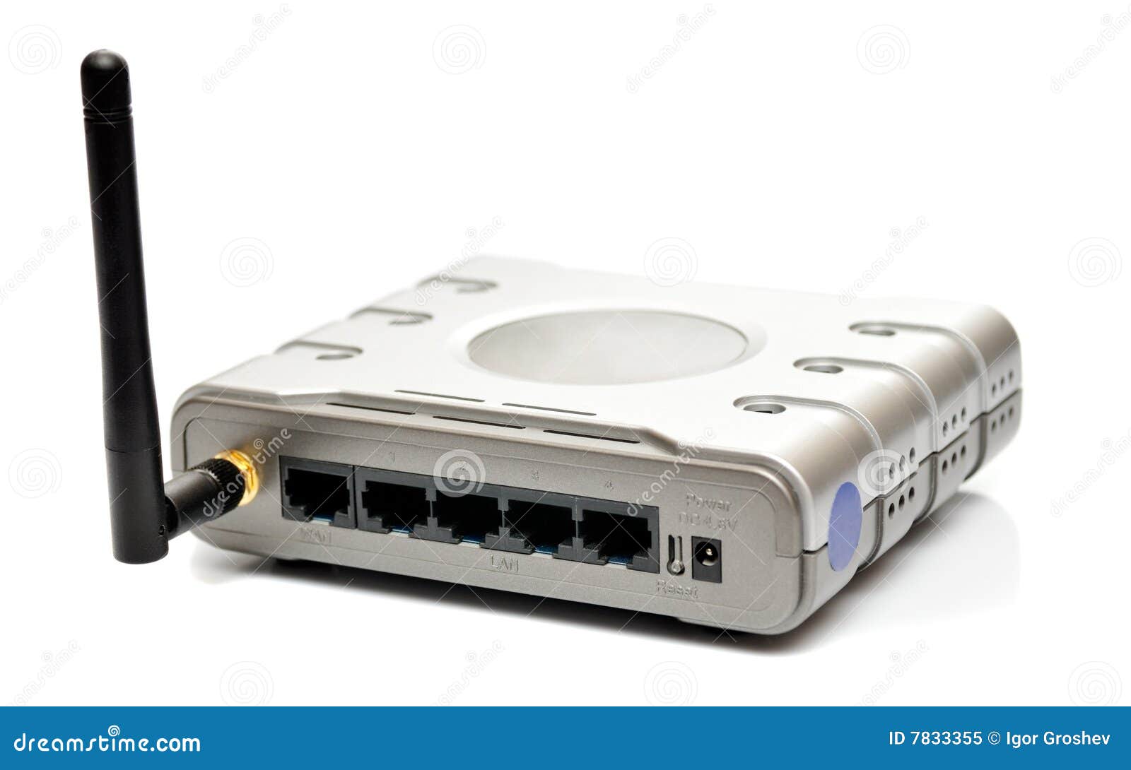 Wireless router stock image. Image of wire, digital, plug - 7833355