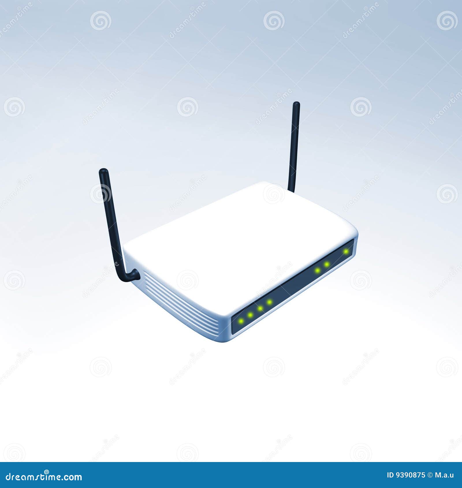 Wireless router stock image. Image of blue, wireless, white - 9390875