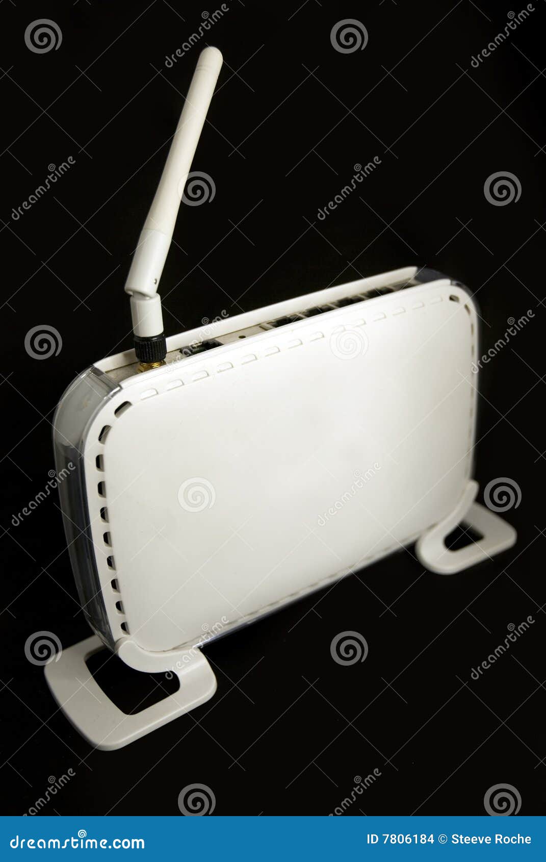 Wireless Router with Antenna Stock Photo - Image of professional ...