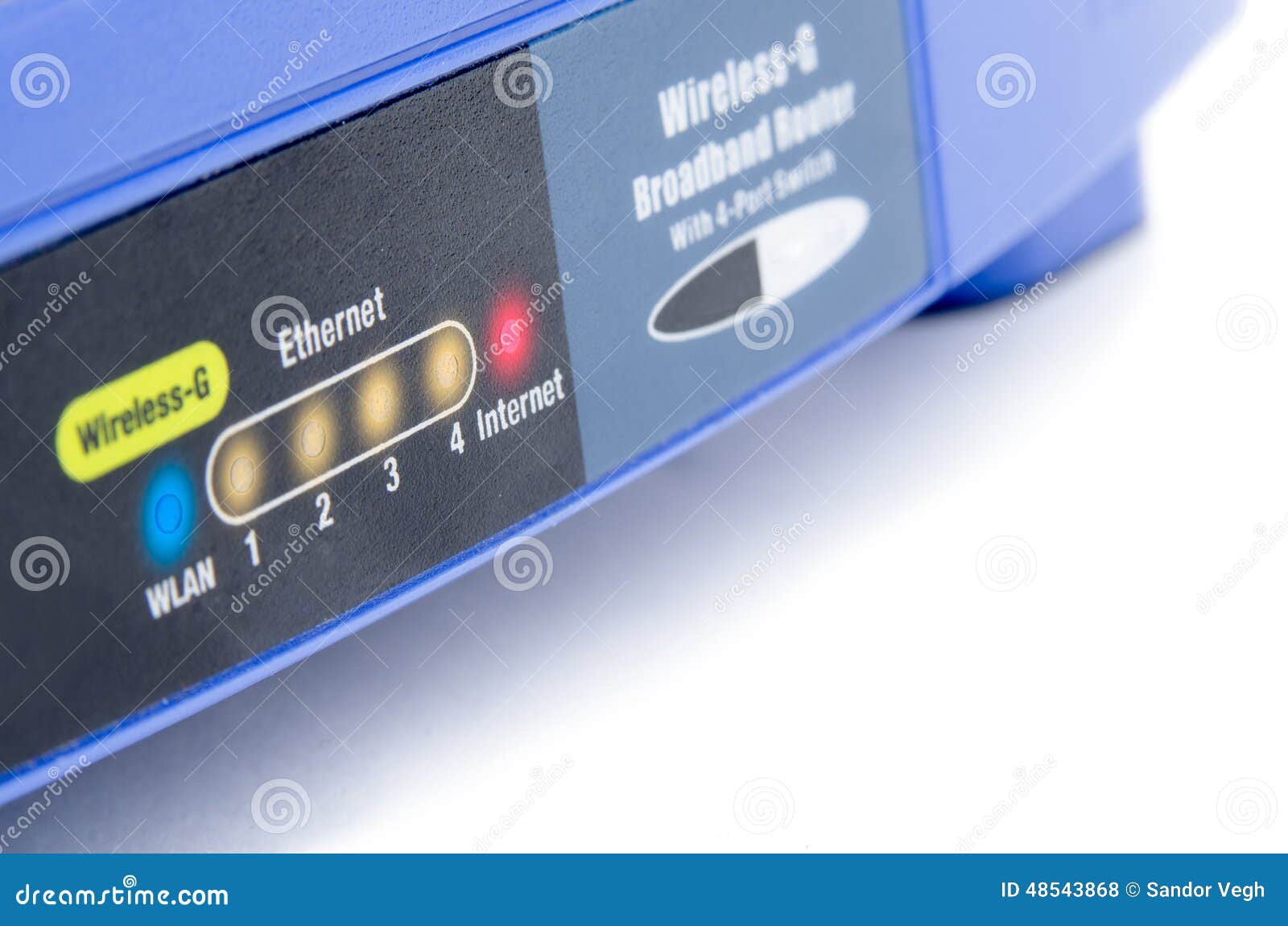 Wireless router close-up stock photo. Image of closeup - 48543868