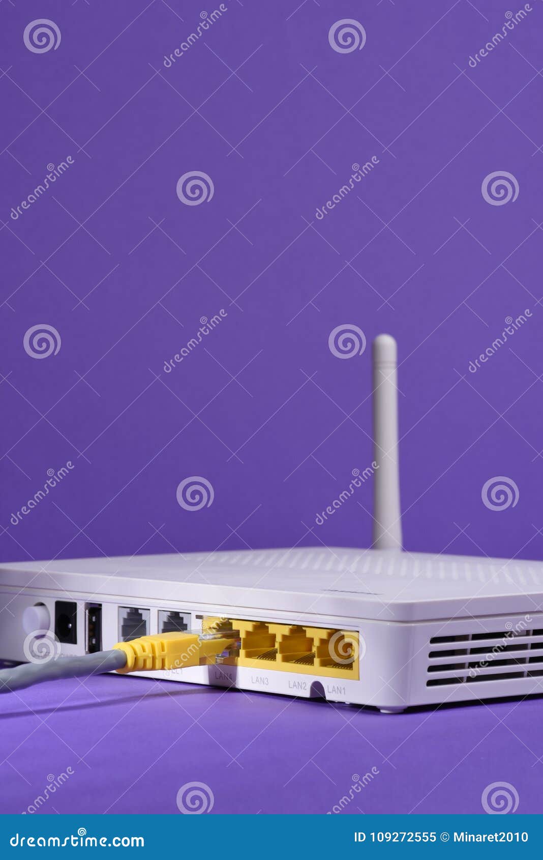 Wireless router close-up stock image. Image of closeup - 109272555