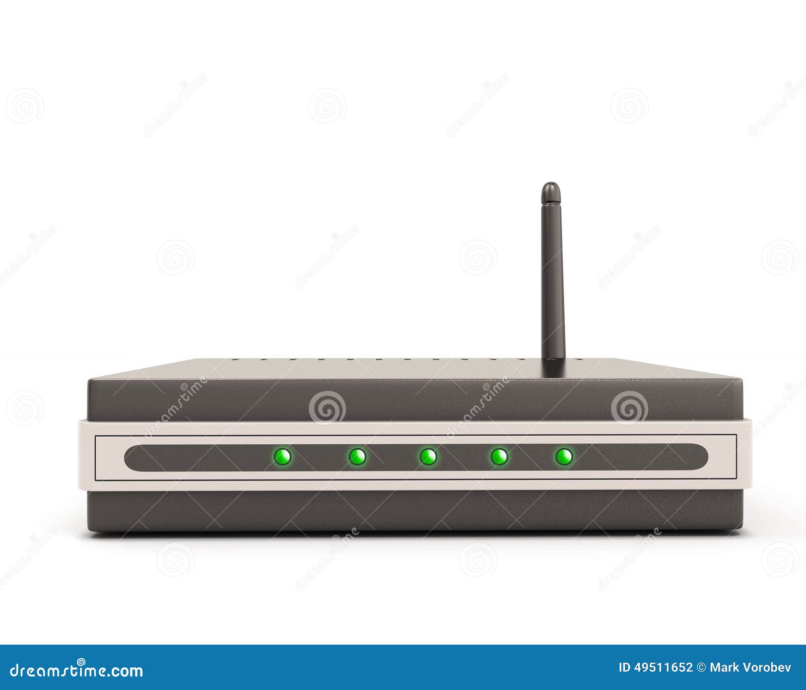 Wireless router front view stock photo. Image of object - 49511652
