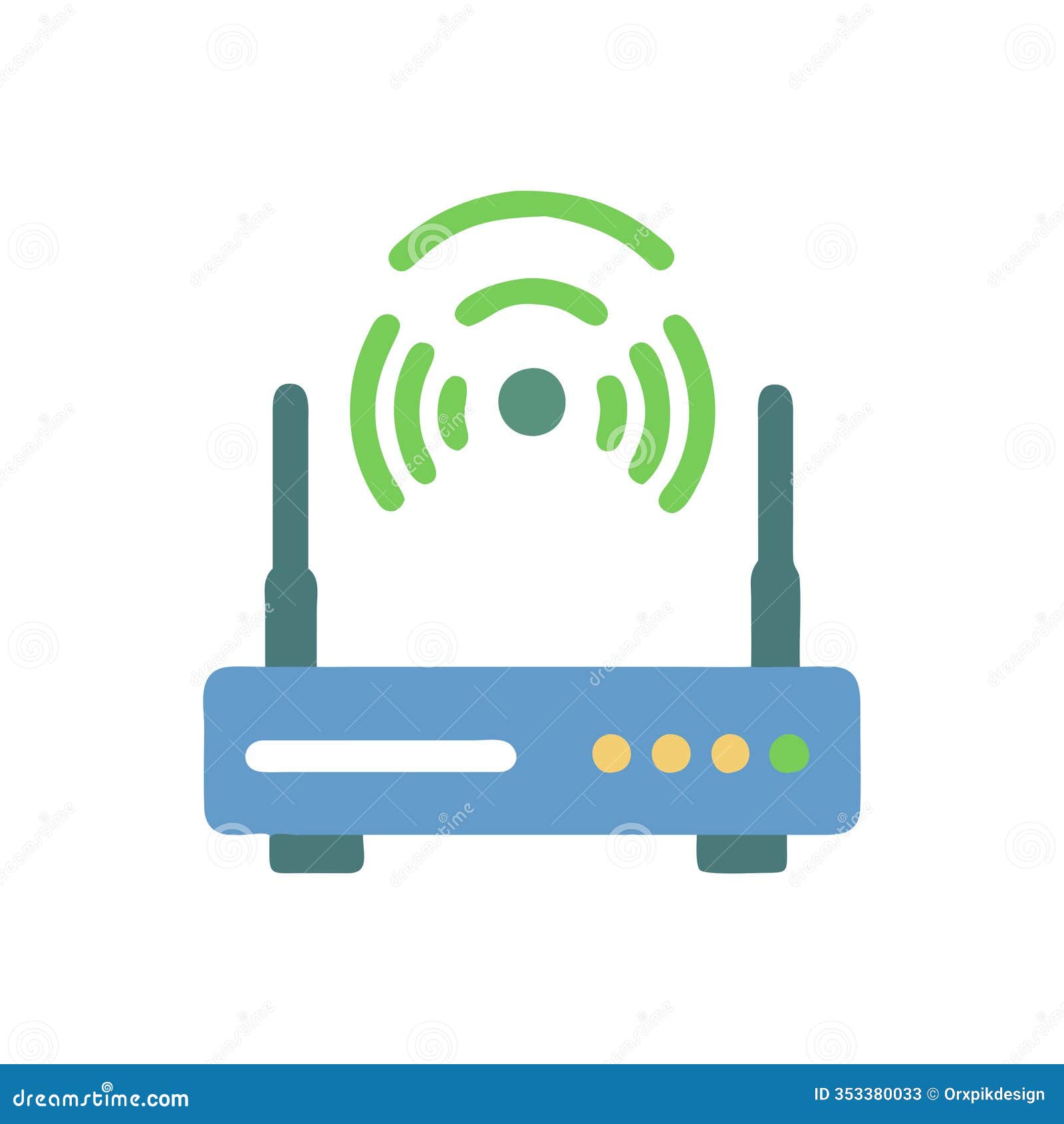 Wireless Router Icon for Internet Connectivity Stock Vector ...