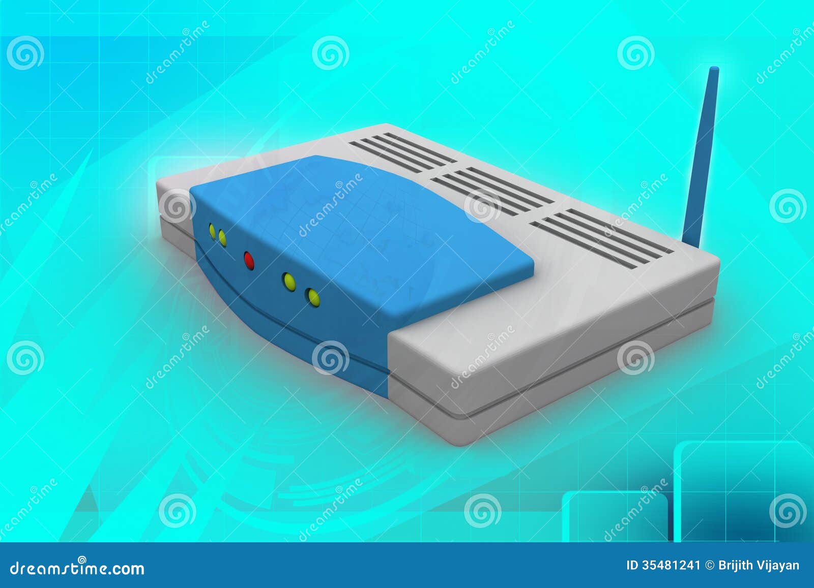 Wireless router stock image. Image of computer, hardware - 35481241