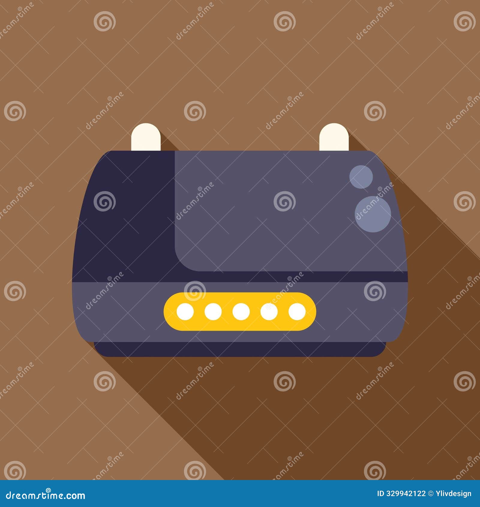 Wireless Router Providing Internet Connection for Home Office Stock ...