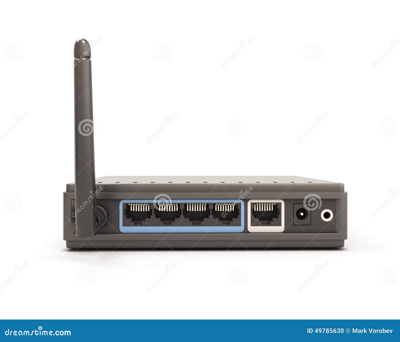 Wireless Router Rear View Stock Illustrations – 5 Wireless Router Rear ...