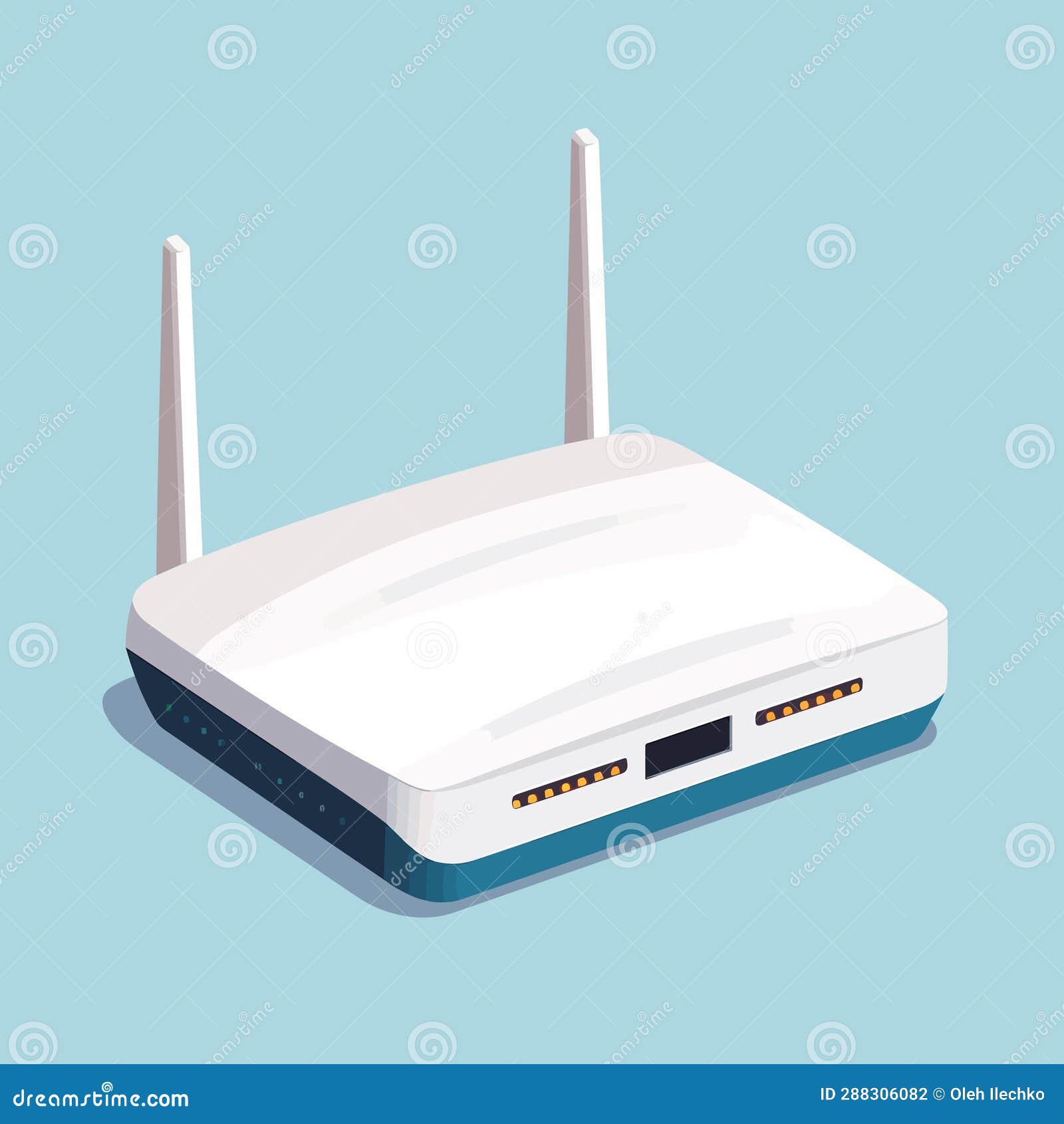 Wireless Router Vector Flat Minimalistic Isolated Illustration Stock ...