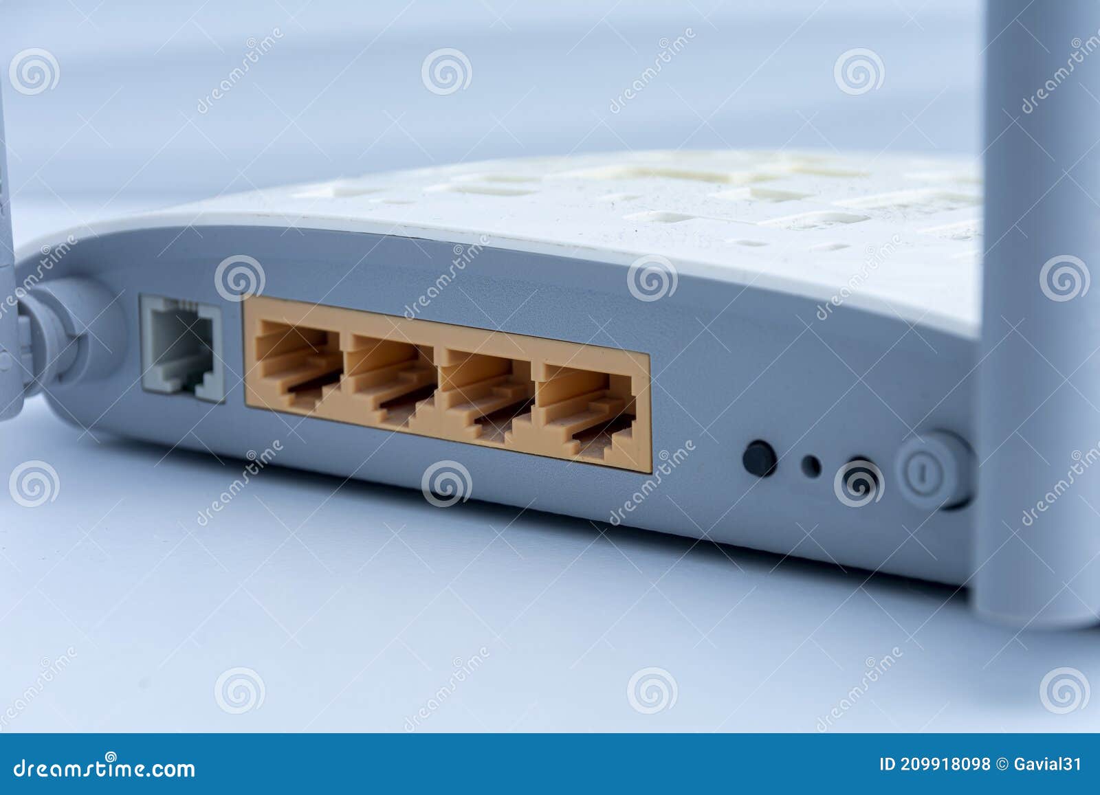 Wireless Routers Close-up. Concept of Communication and Internet ...