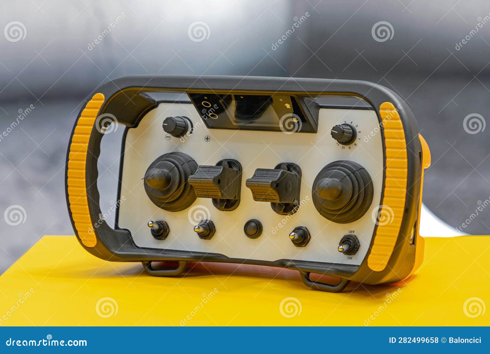 Construction Machine Remote Control Stock Photo - Image of europe ...