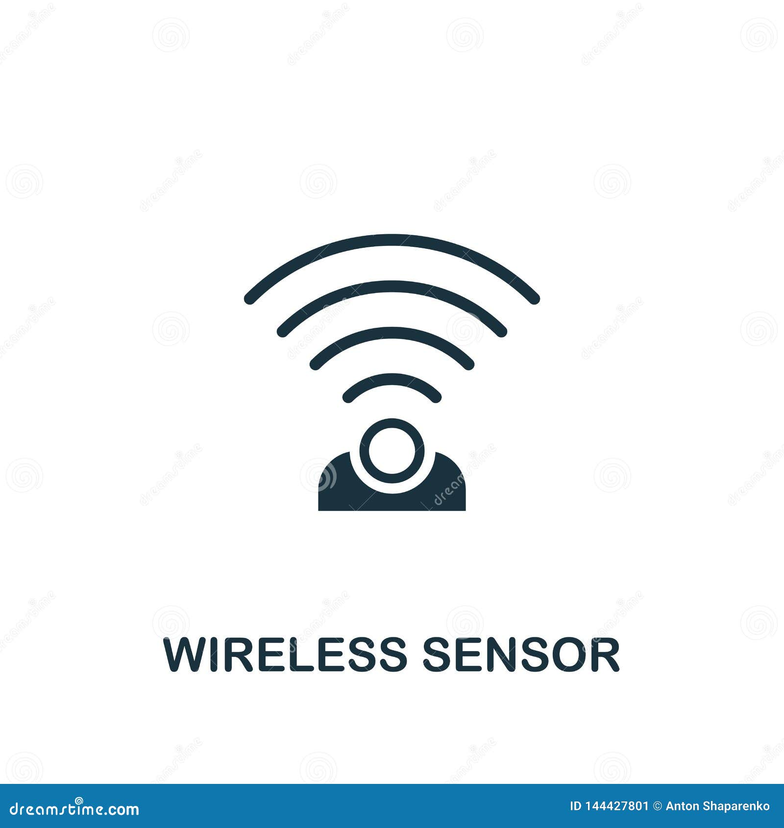 Wireless Sensor Icon. Creative Element Design from Smart Home Icons ...