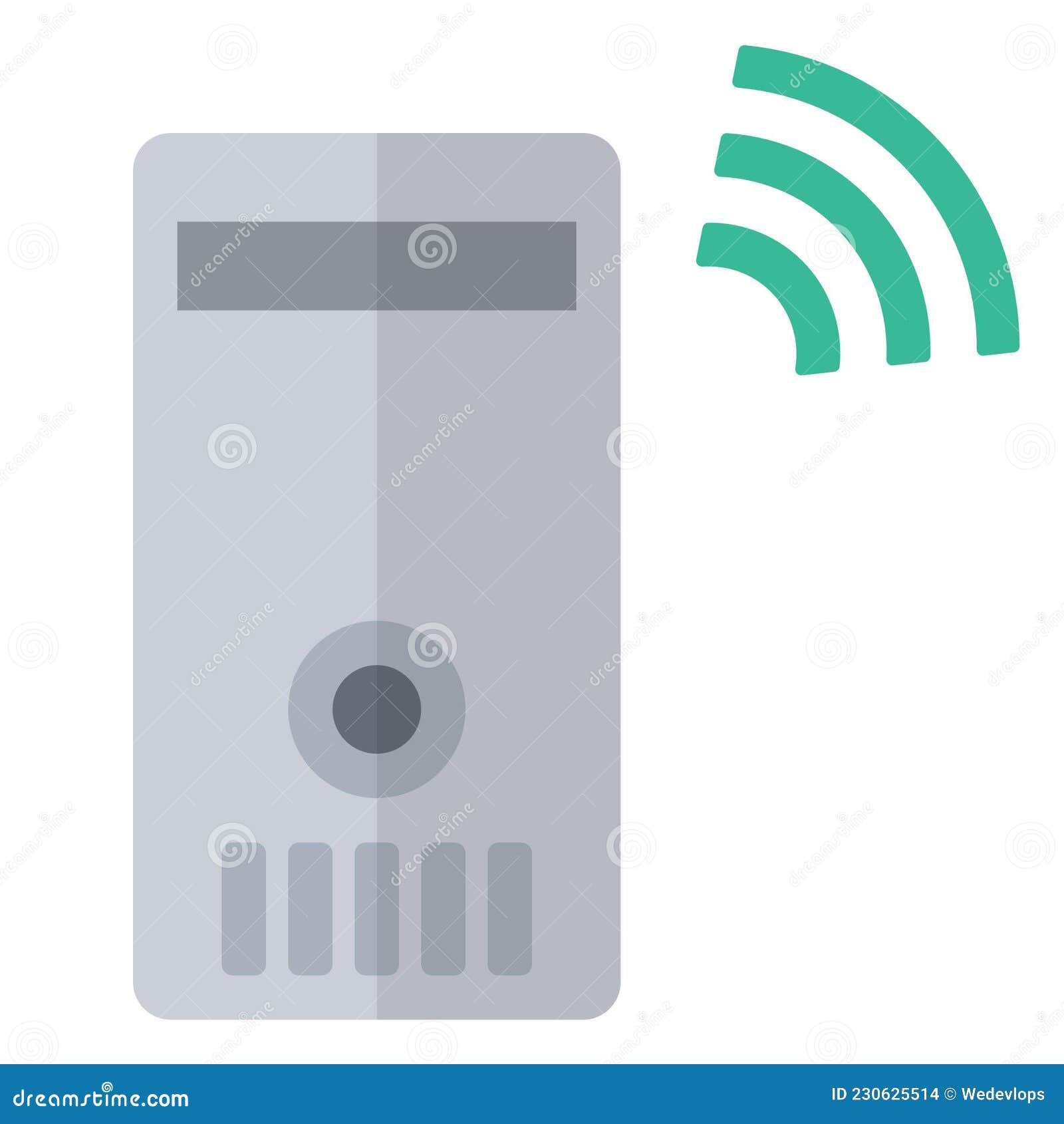 Wireless-Server-Verbindung stockfoto. Illustration von darstellung ...