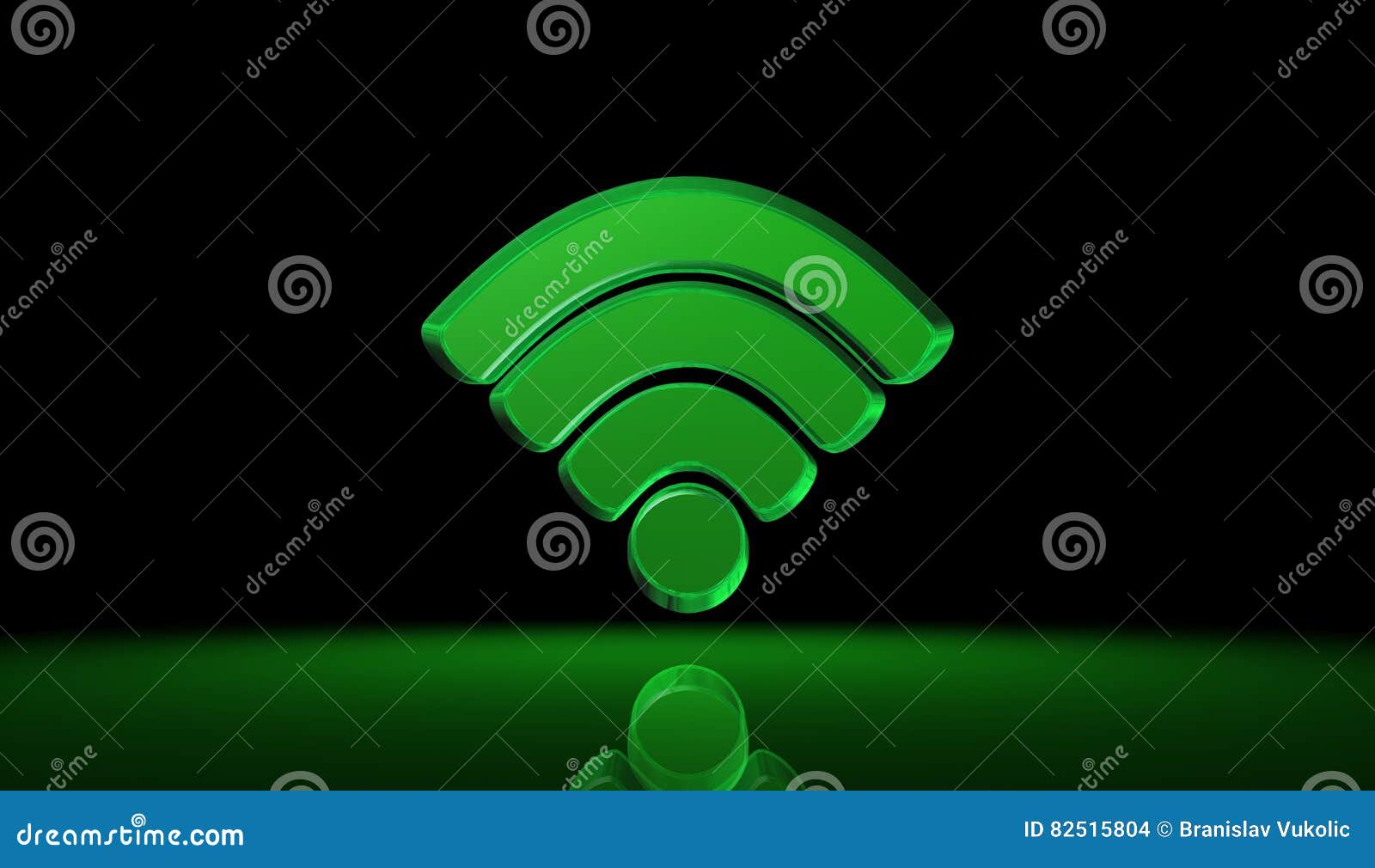 Wireless Sign, Illustration Stock Illustration - Illustration of design ...
