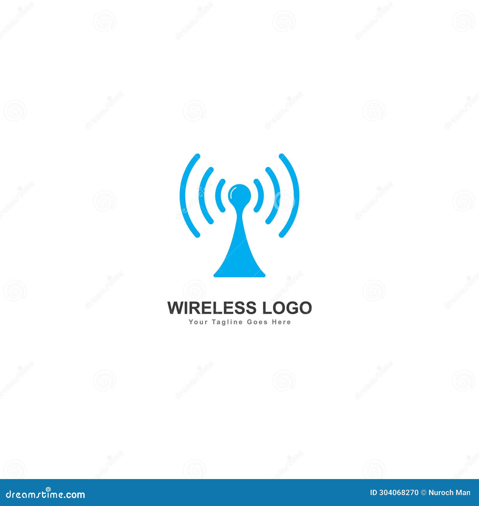 Wireless Signal Logo Design Template Wifi Stock Vector - Illustration ...