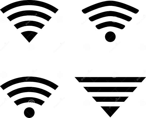 Wireless symbols stock vector. Illustration of midsection - 56805306