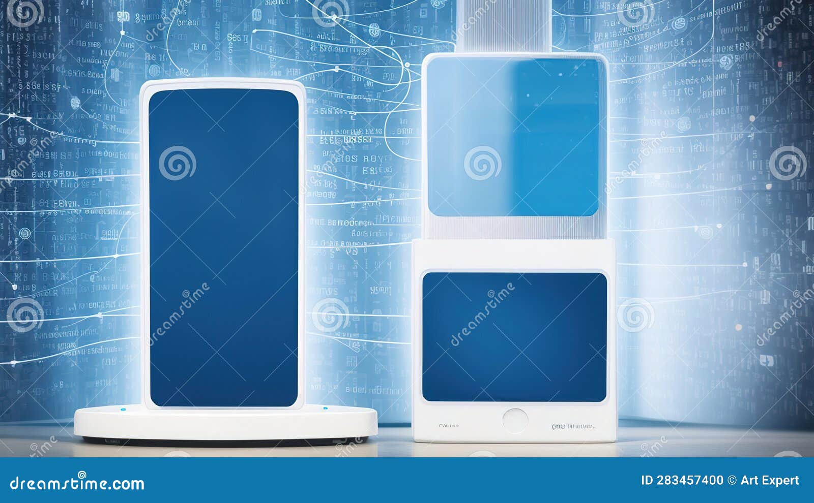 Wireless Technologies Communication that Brings People Together Stock ...