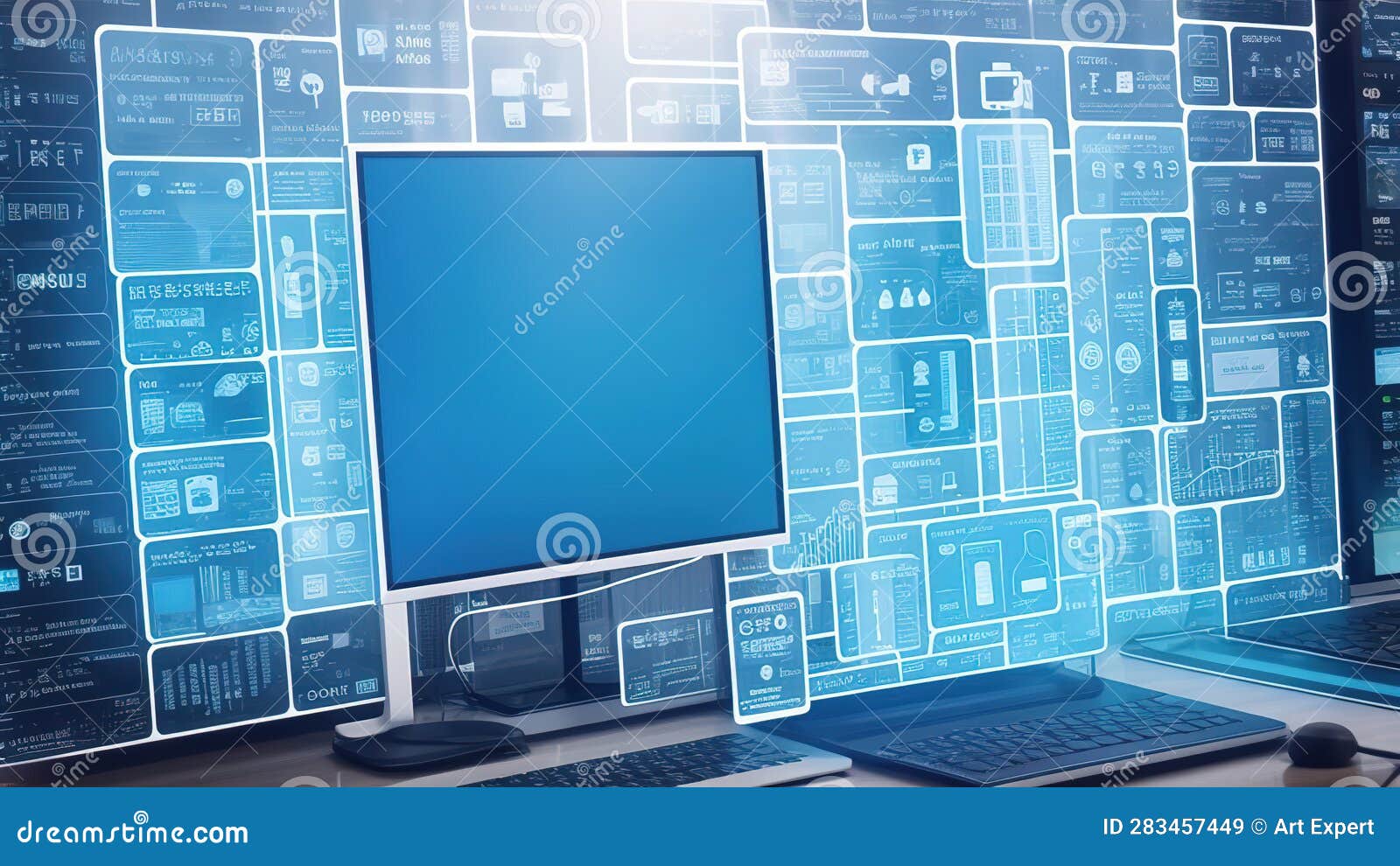 Wireless Technologies Communication that Brings People Together Stock ...