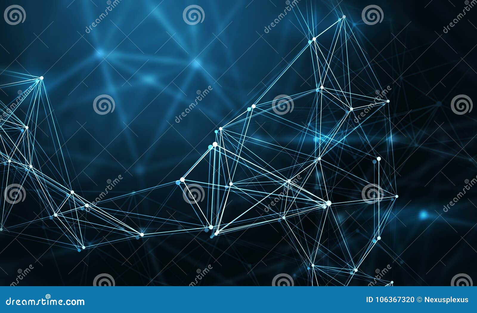 Wireless Technology Concept Stock Illustration - Illustration of dots ...