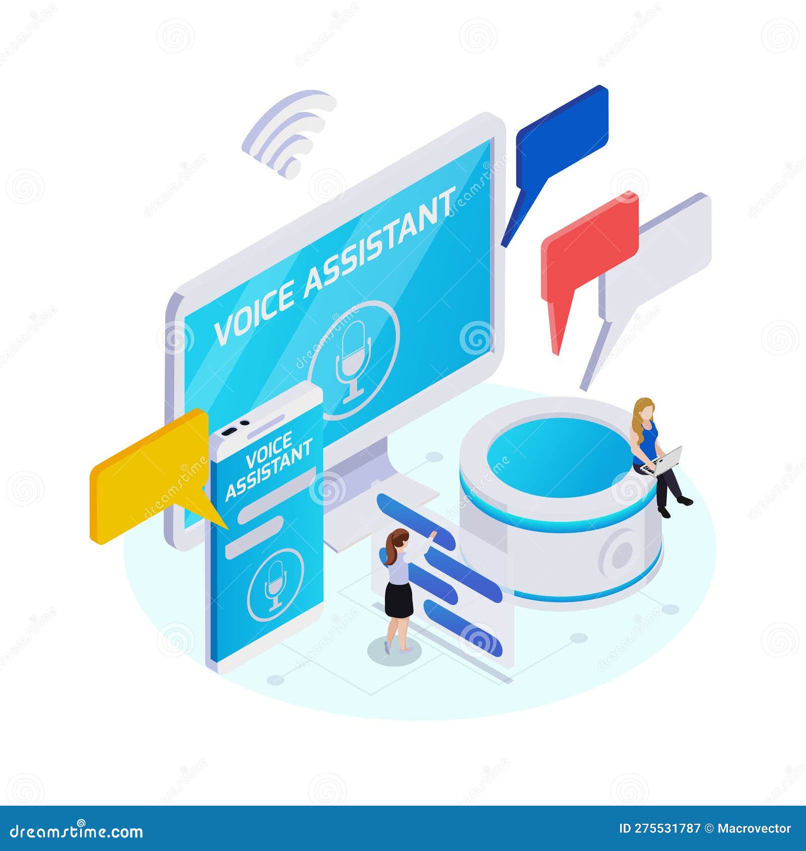 Wireless Technology Concept Stock Vector - Illustration of design ...