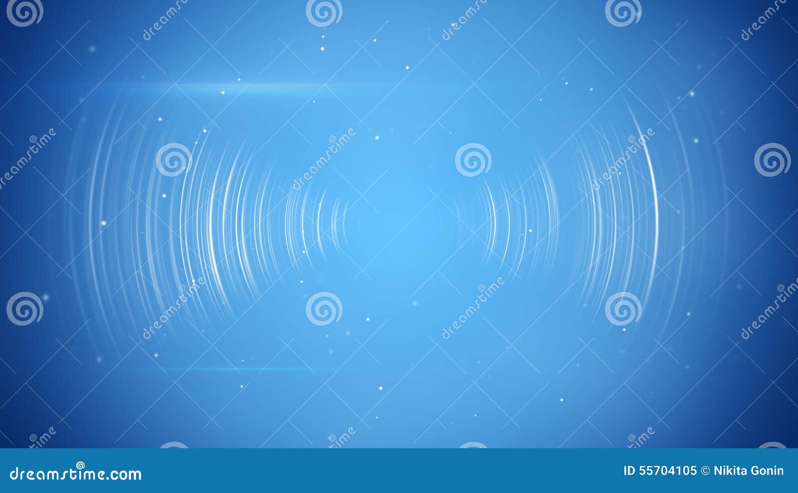 Wireless Transition Abstract Blue Technology Background Stock ...