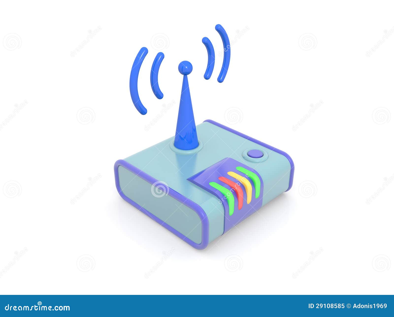 Wireless transmitter stock illustration. Illustration of wireless ...