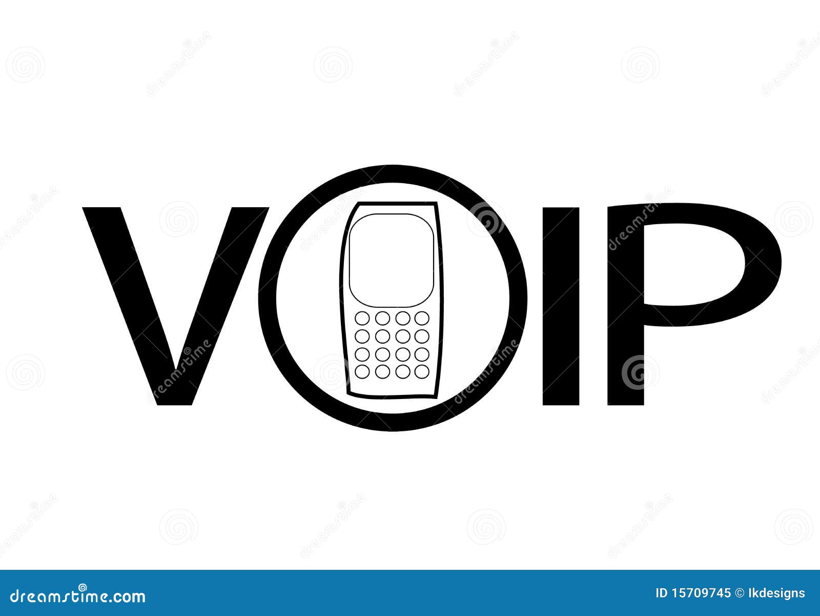 Wireless VOIP Technology Logo Stock Illustration - Illustration of ...