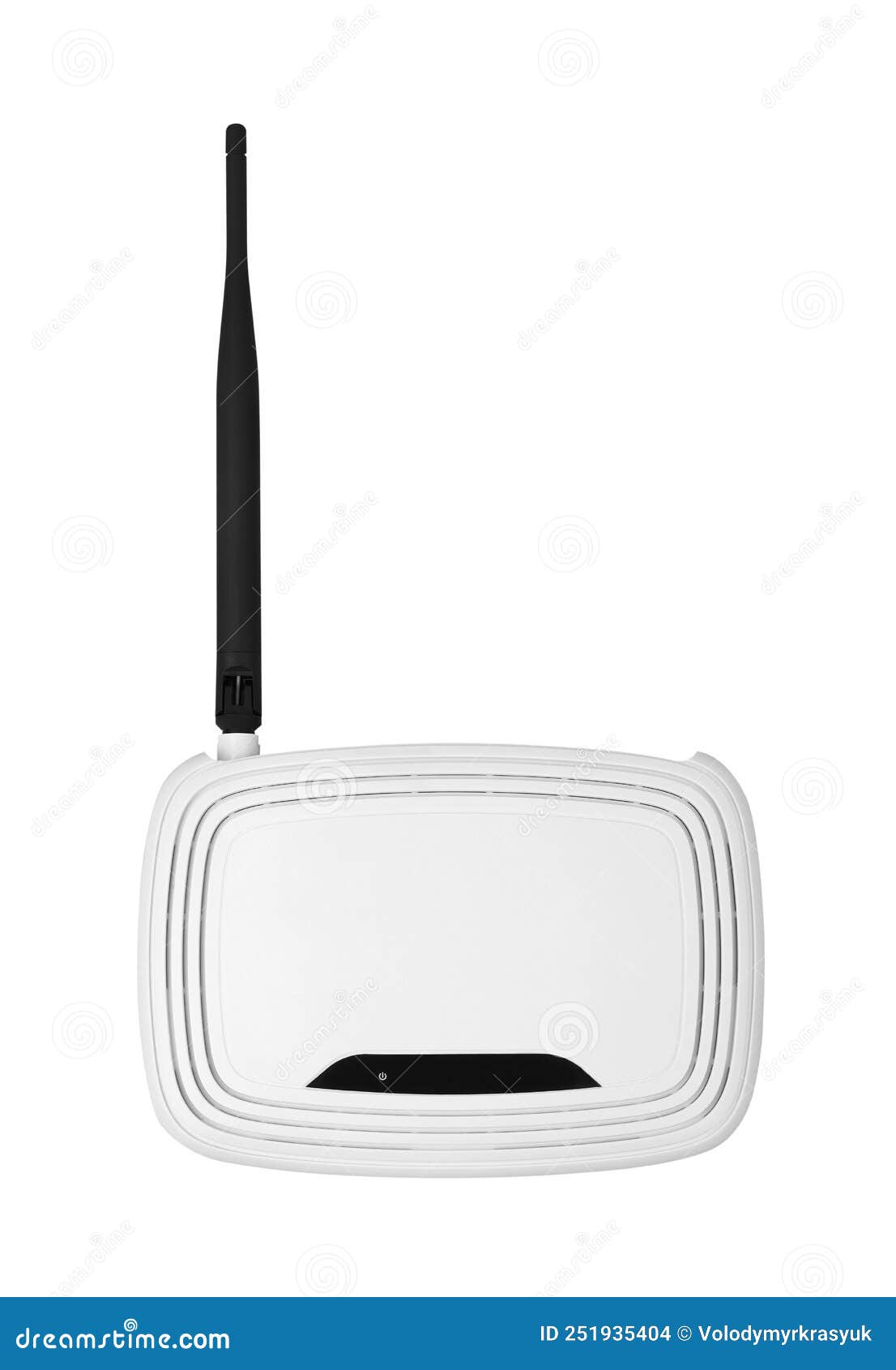 Wireless Wi-fi Router with Antenna Stock Photo - Image of isolated ...