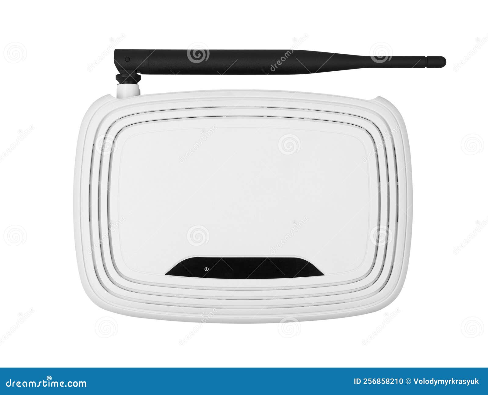 Wireless Wi-fi Router with Antenna Stock Photo - Image of ethernet ...