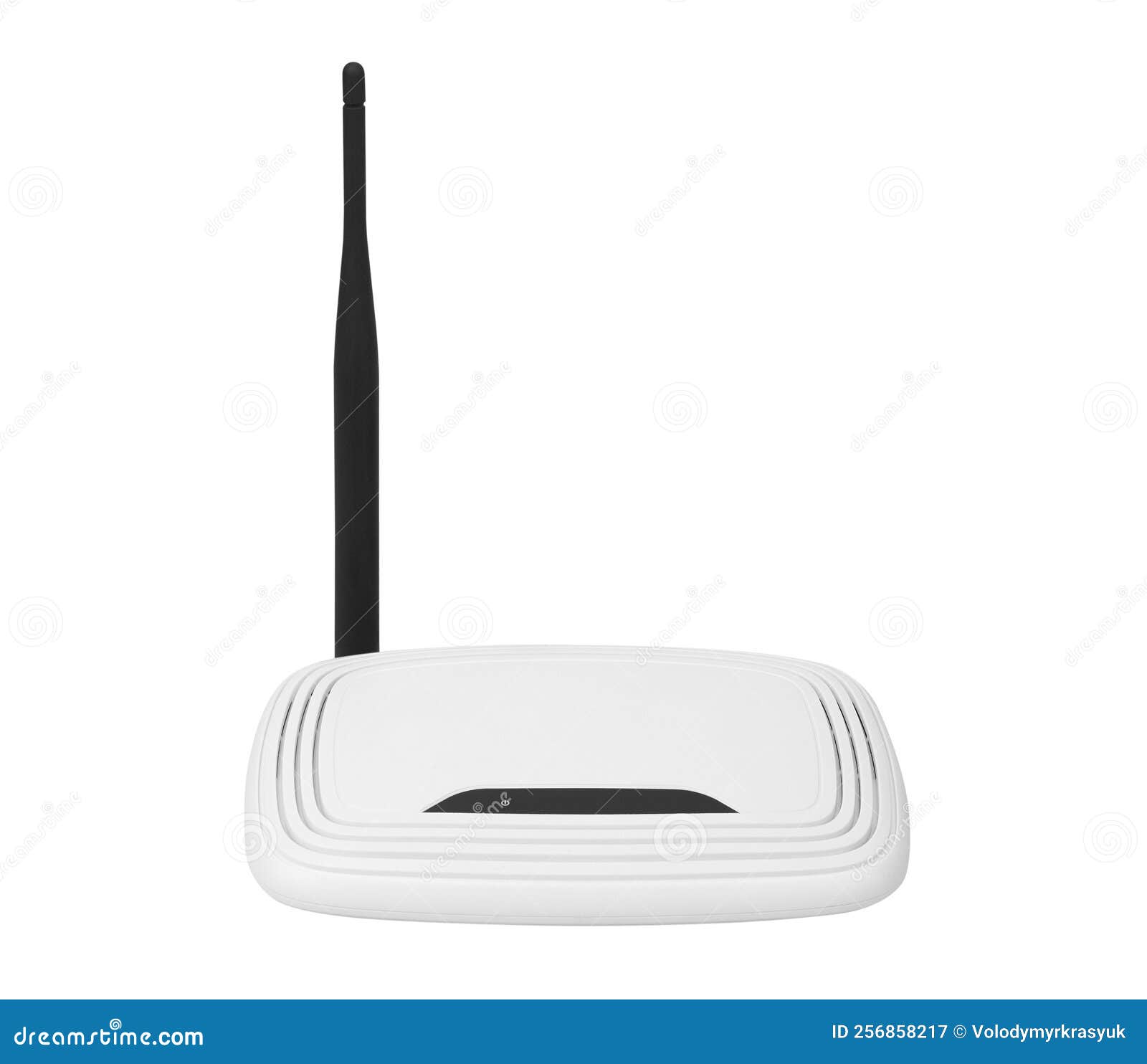 Wireless Wi-fi Router with Antenna Stock Image - Image of antenna ...