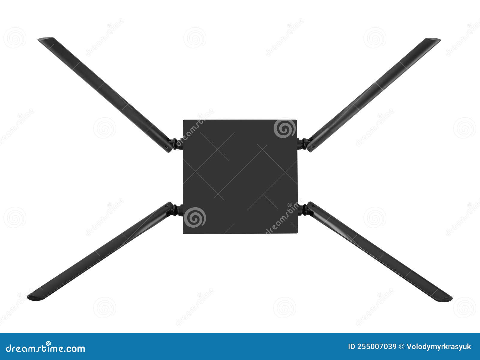 Wireless Wi-fi Router with Antennas Stock Image - Image of device ...
